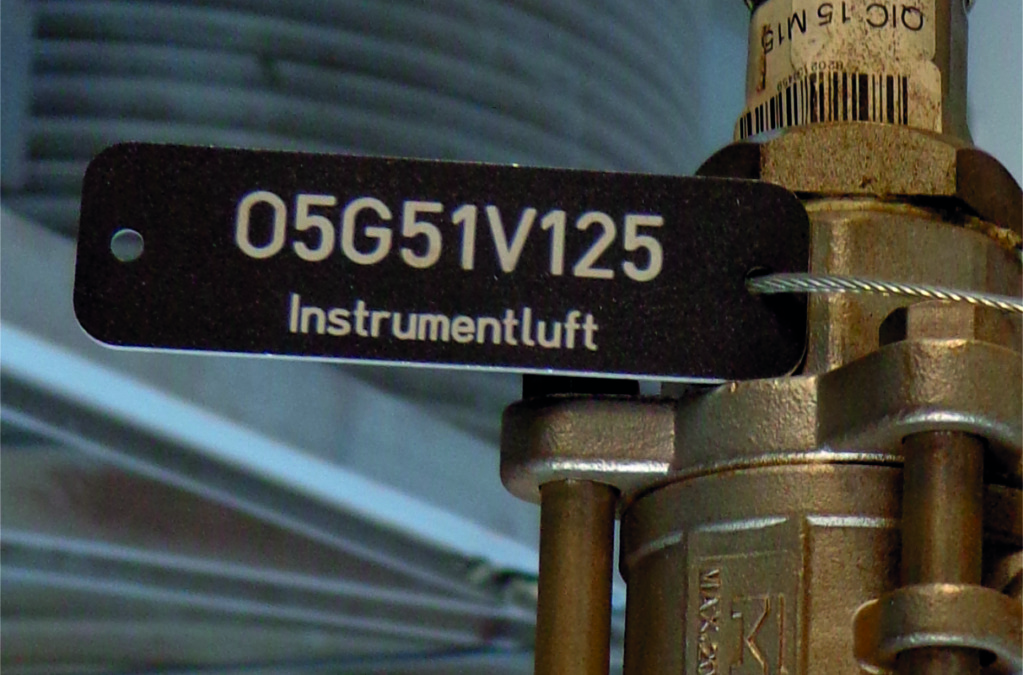 Process identification | Valve tags | Equipment tags | Pipe line ...