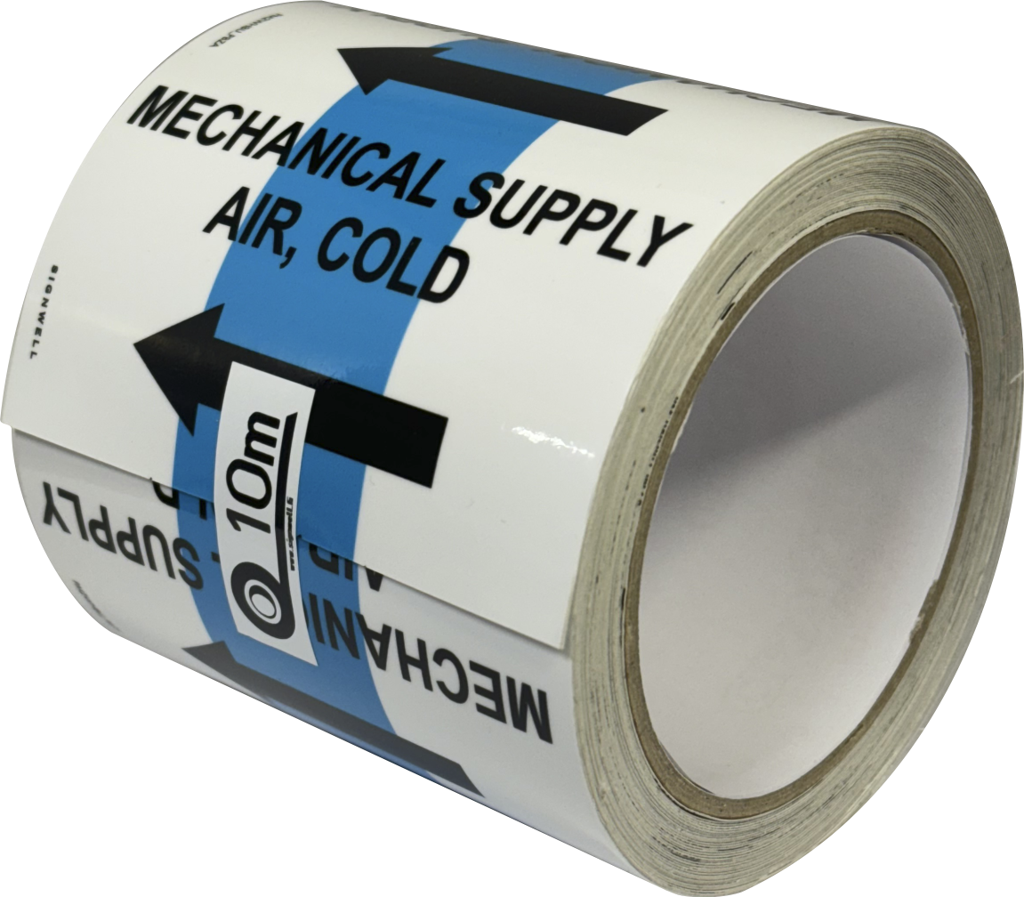 Putkistomerkinnät | ISO 14726 Maritime Pipe Marking | Signwell